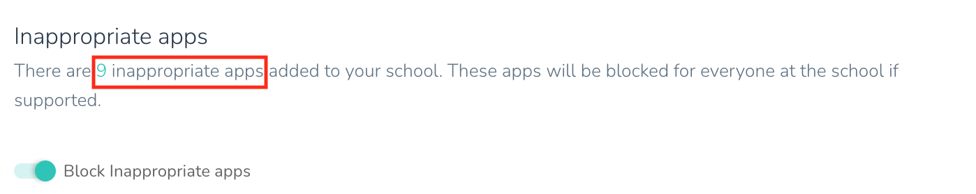 Inappropriate app function – Mobile Guardian
