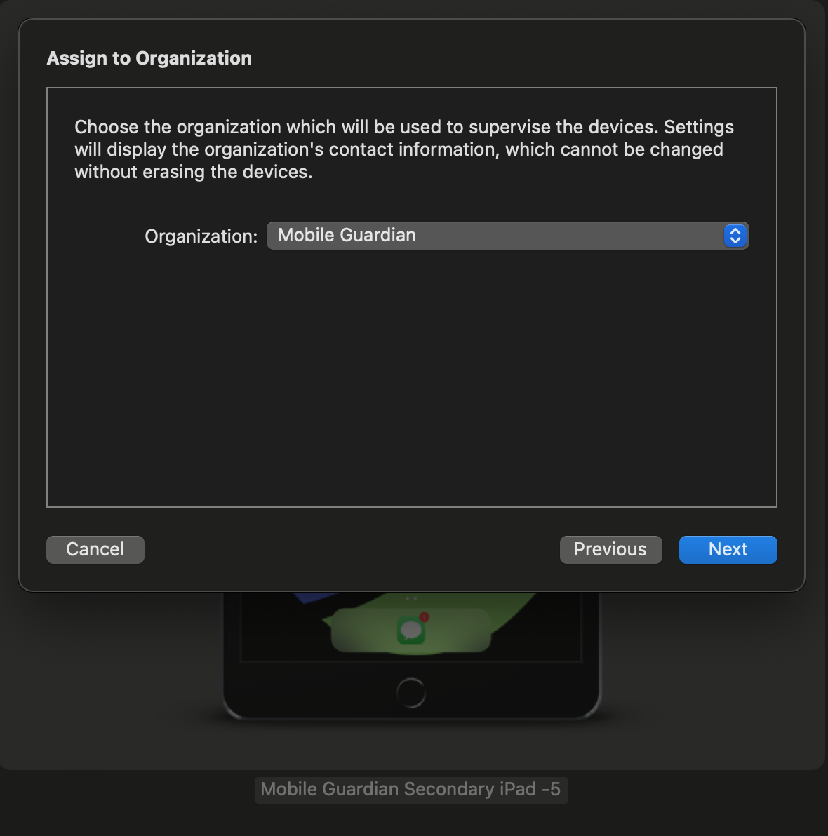 Ios Onboarding Enrolling Devices Using Apple Configurator 2 Mobile Guardian 