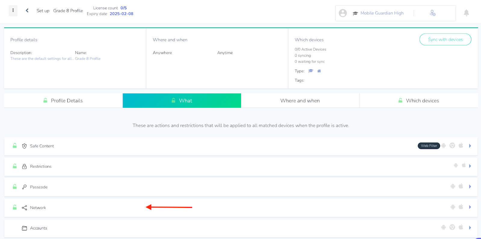 Configuring VPN Network Settings – Mobile Guardian Configuring VPN Network Settings – Mobile Guardian
