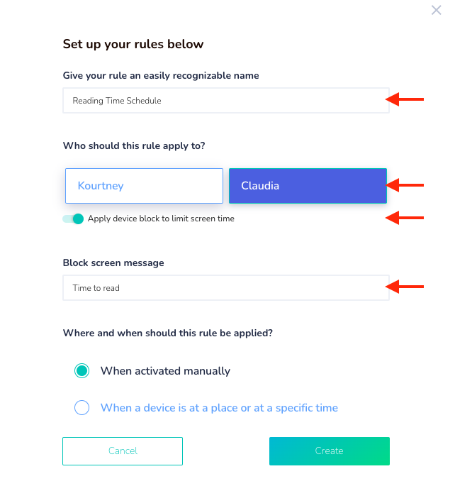 Scheduled Parent Screen Time Block Screen – Mobile Guardian